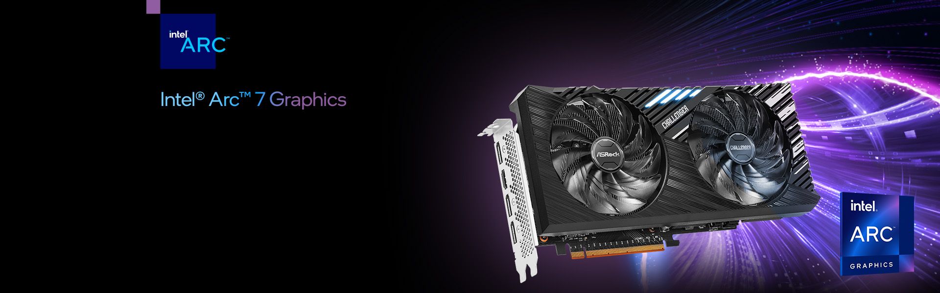 ASRock > Intel Arc A750 Challenger SE 8GB OC