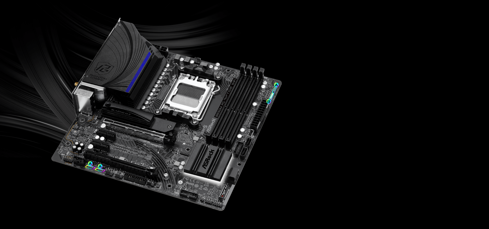 Mainboard ASROCK B650M PG Riptide Wifi