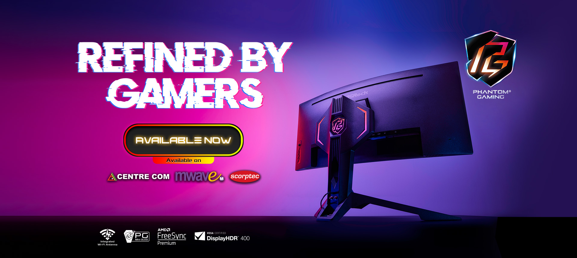 ASRock PG Monitor-REFINED BY GAMERS